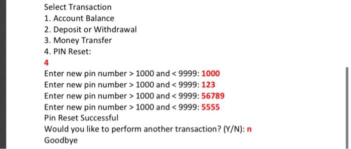 Solved Problem 2 (40 points): Automatic Teller Machine | Chegg.com