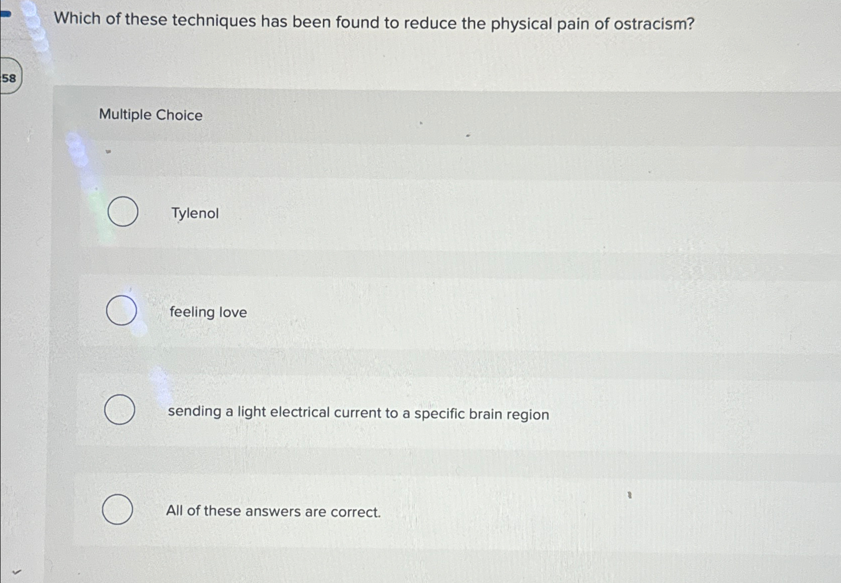 Solved Which of these techniques has been found to reduce | Chegg.com