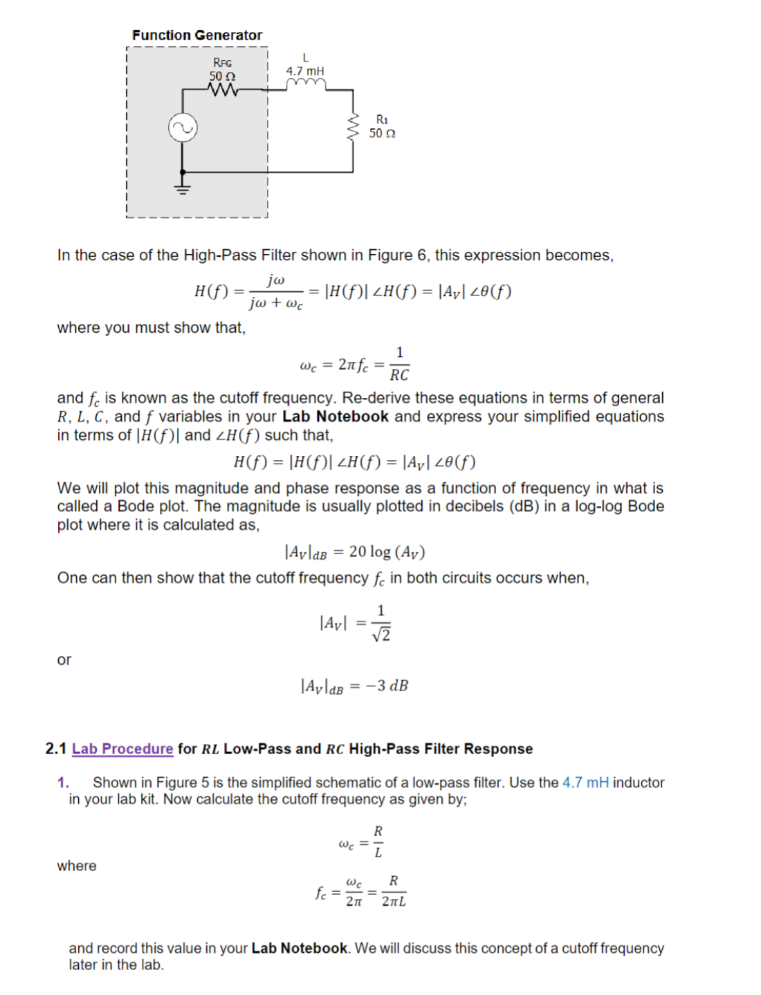 Solved Derive HF (magnitude and phase) ﻿expressions in terms | Chegg.com