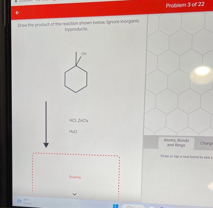 Solved Draw the product of the reaction shown below. Ignore | Chegg.com
