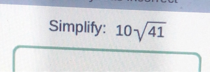 Solved Simplify: 10741 | Chegg.com