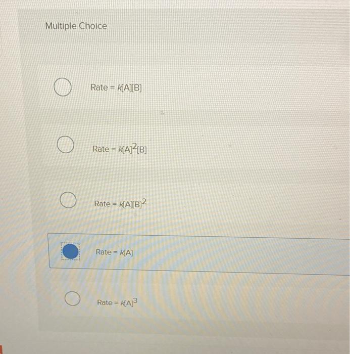Solved For the reaction A(g)+2 B(g)→2C(g)+2D(g) the | Chegg.com