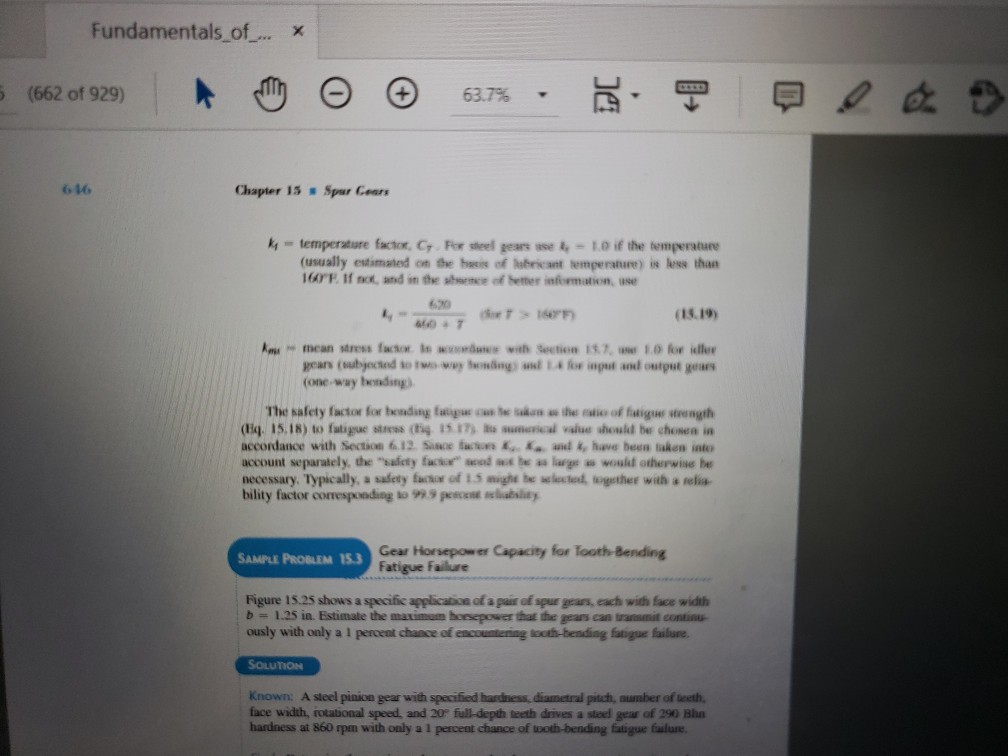 a) What core hardness of the pinion is required in | Chegg.com