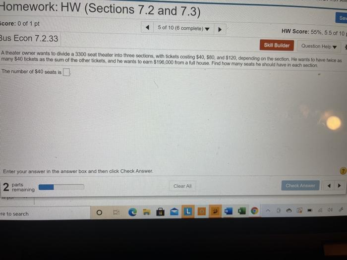 Solved Homework Hw Sections 7 2 And 7 3 Sav Score 0 Of 1