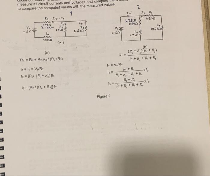 Solved Step 10 Equivalent Circuit Table 3table 1 Table