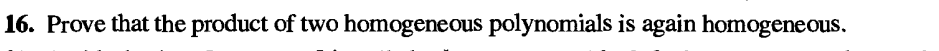 Solved Prove that the product of two homogeneous polynomials | Chegg.com