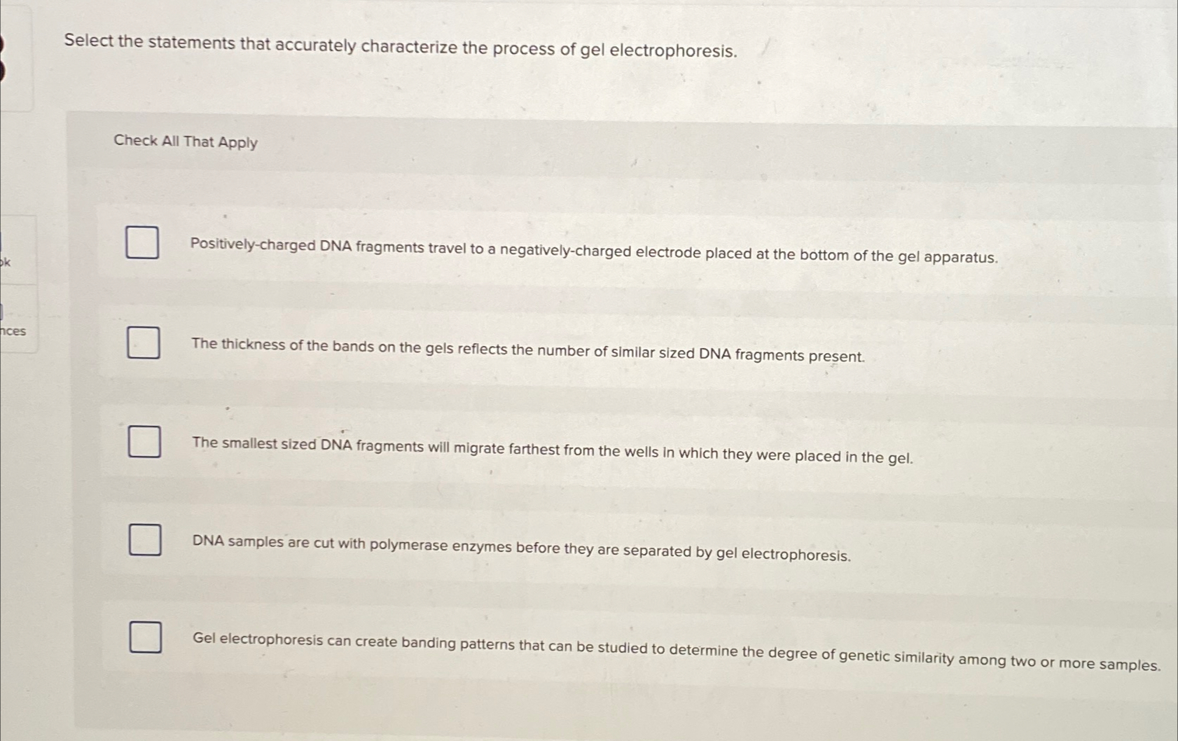 Select the statements that accurately characterize | Chegg.com