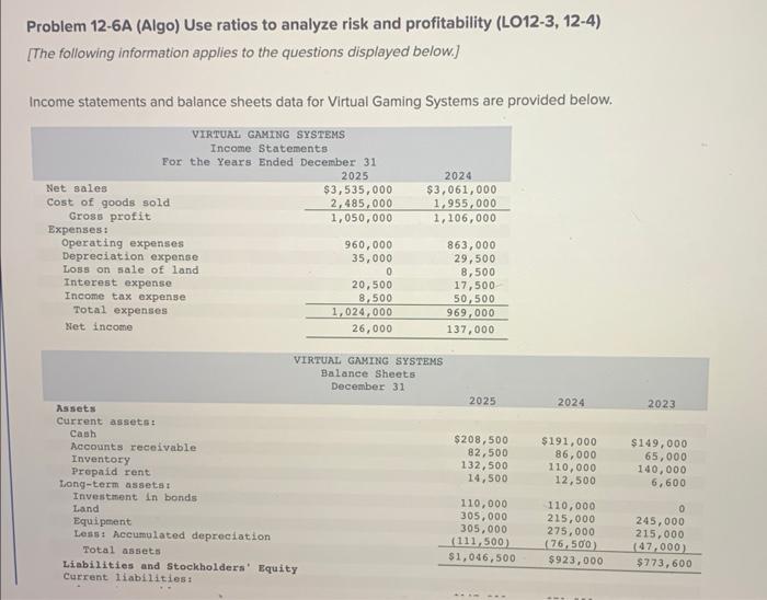 Solved Exercise 12-2 (Algo) Prepare vertical analysis | Chegg.com