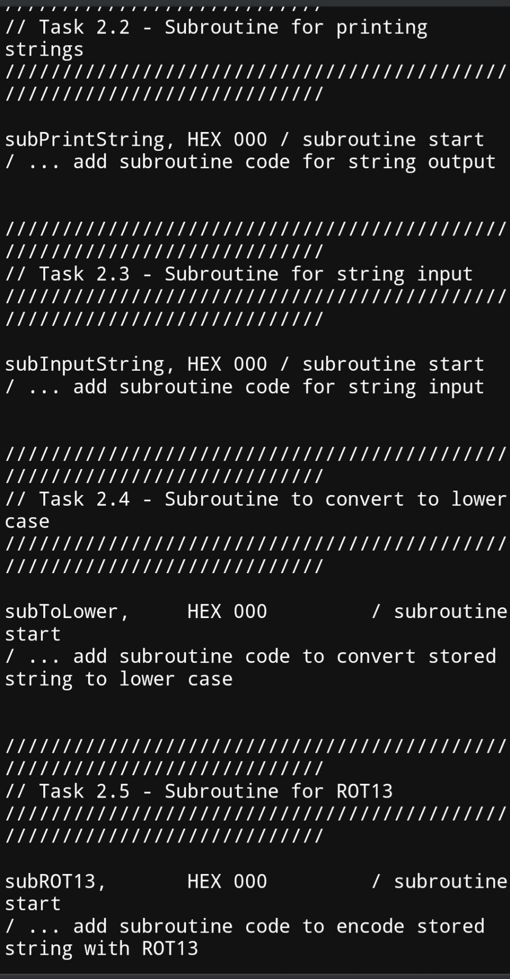Solved A string is a sequence of characters. It's the basic | Chegg.com