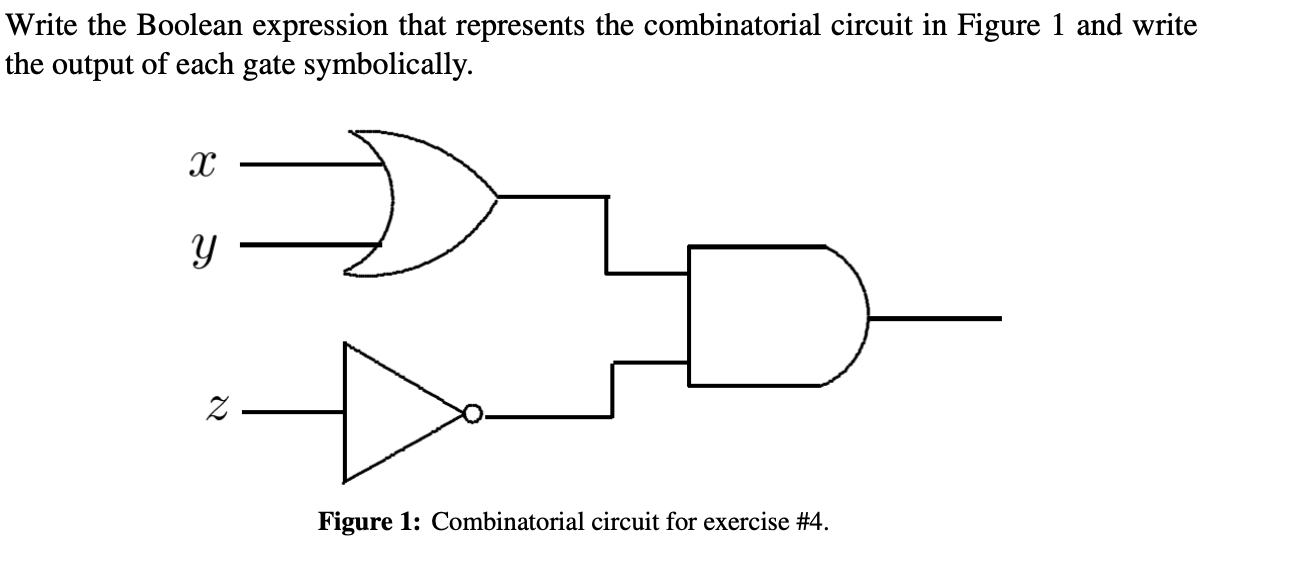Solved Write The Boolean Expression That Represents The