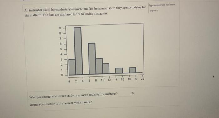 Solved o po An instructor asked her students how much time | Chegg.com