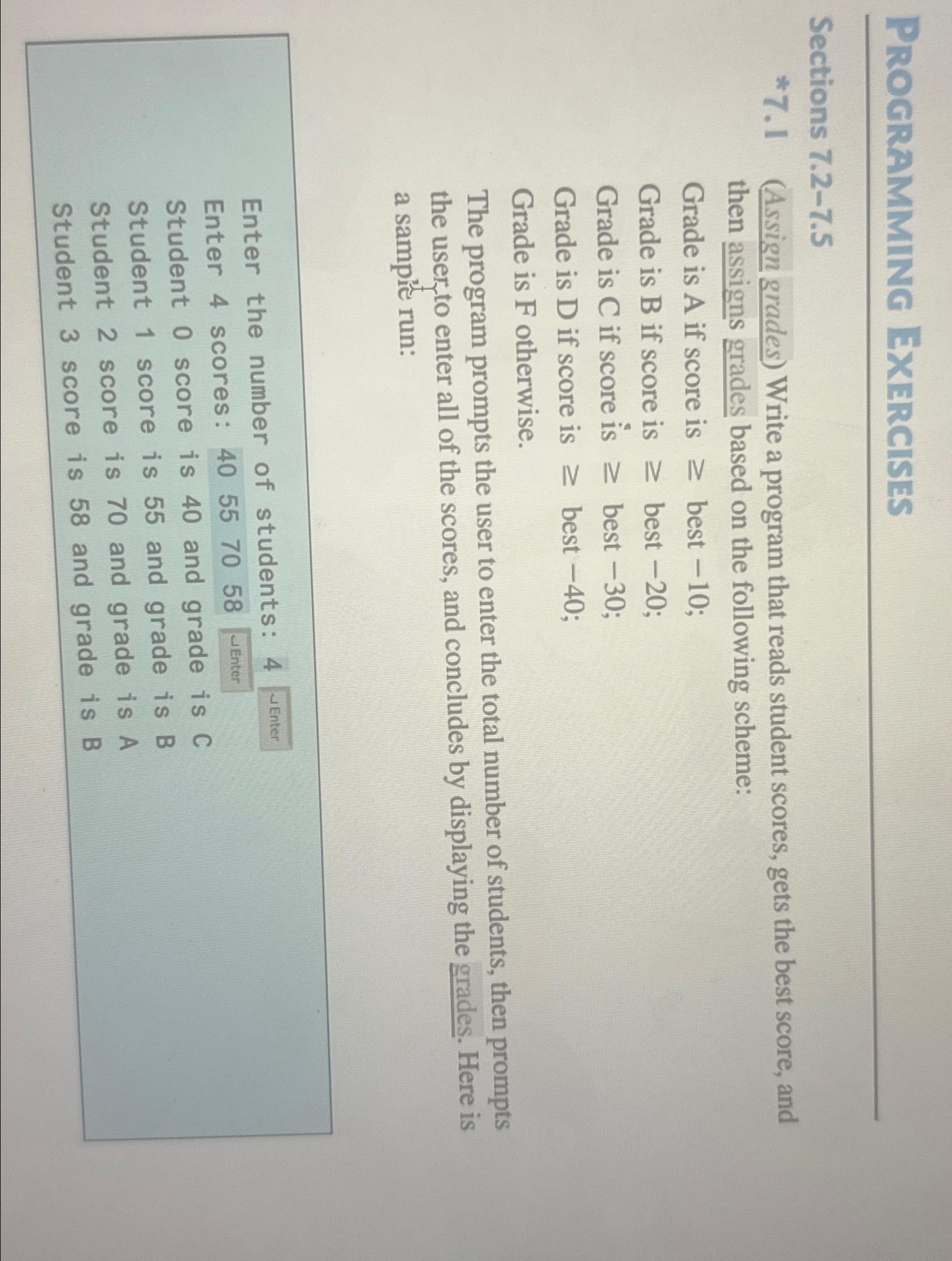 Solved Can someone write a program that gives the same | Chegg.com