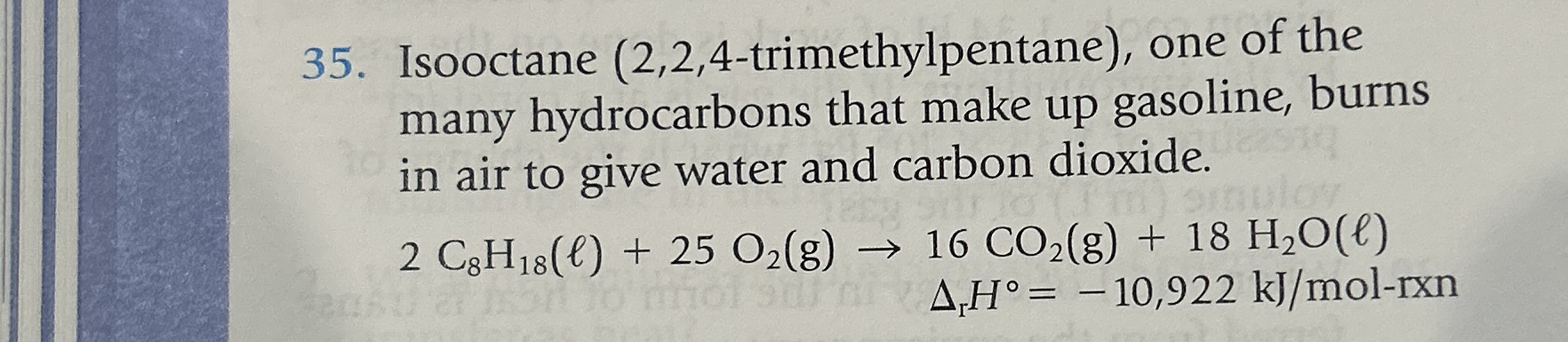 Isooctane (2,2,4-trimethylpentane), ﻿one of the many | Chegg.com