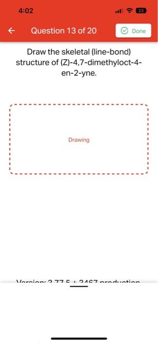 Solved Draw the skeletal (line-bond) structure of | Chegg.com