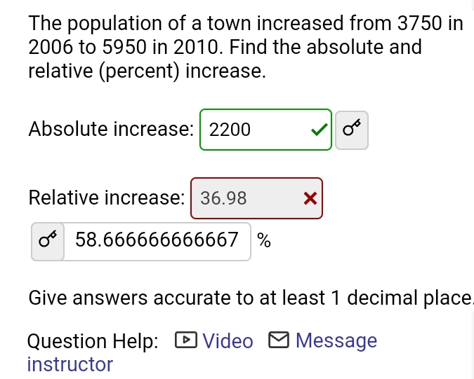 Solved The population of a town increased from 3750 ﻿in 2006 | Chegg.com
