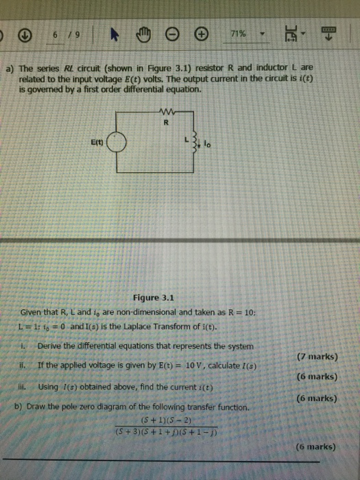 Solved a) A simple control system which automatically turns | Chegg.com