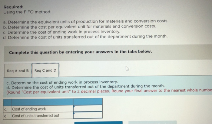 Solved Easy Inc. uses the FIFO method in its process costing | Chegg.com