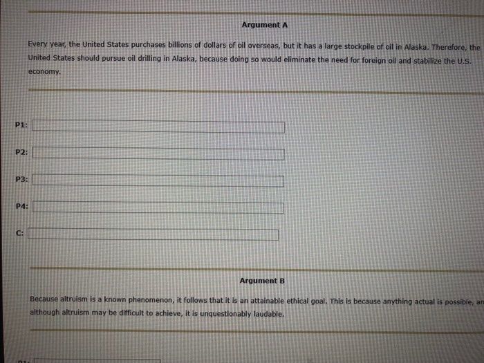 Solved 7. Rewriting Arguments in Standard Form When an | Chegg.com