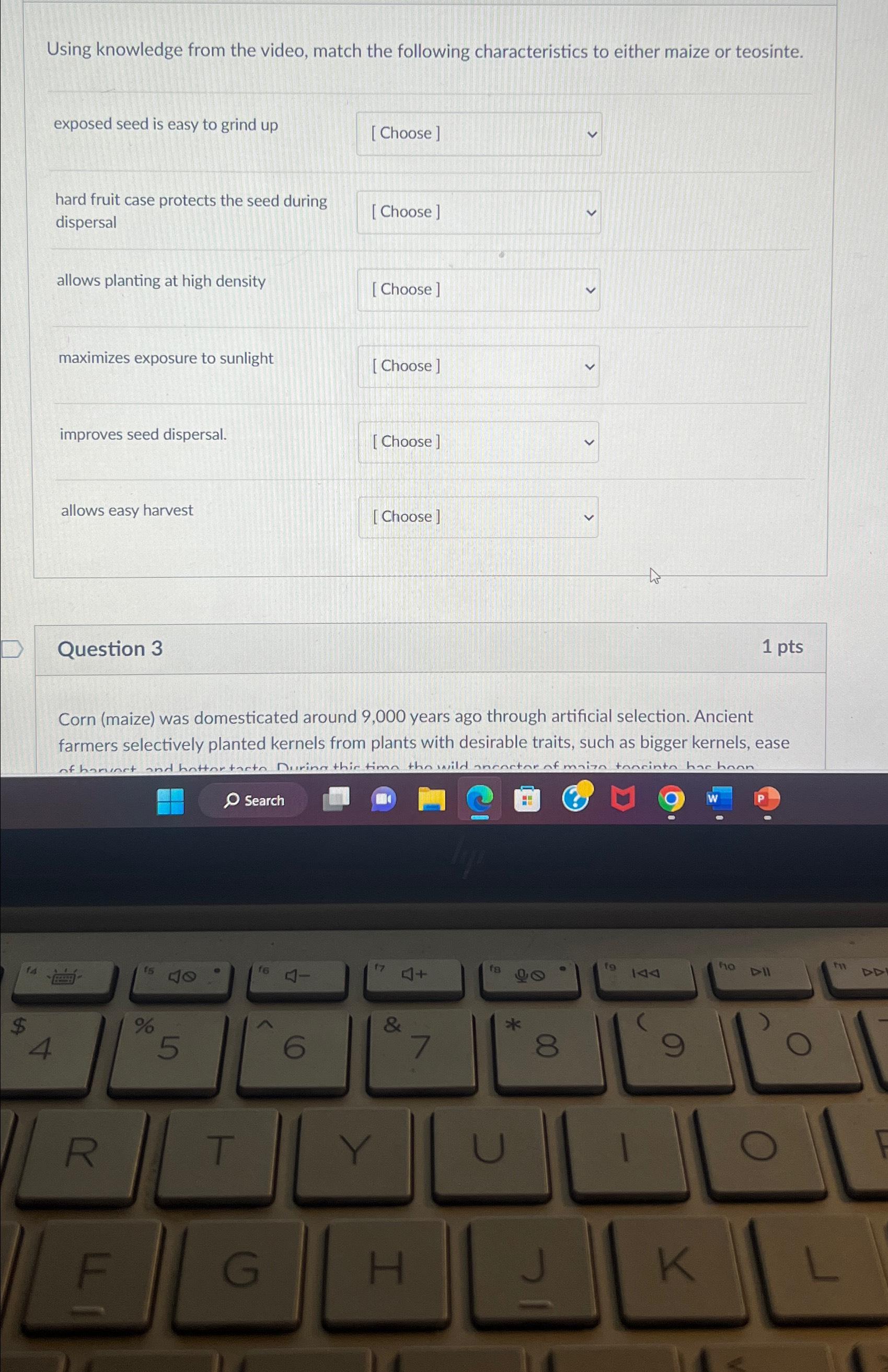 Solved Using knowledge from the video, match the following | Chegg.com