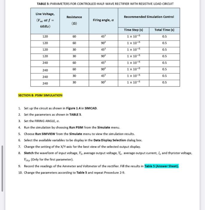 Solved TITLE: HALF WAVE RECTIFIERS OBJECTIVE • To understand | Chegg.com