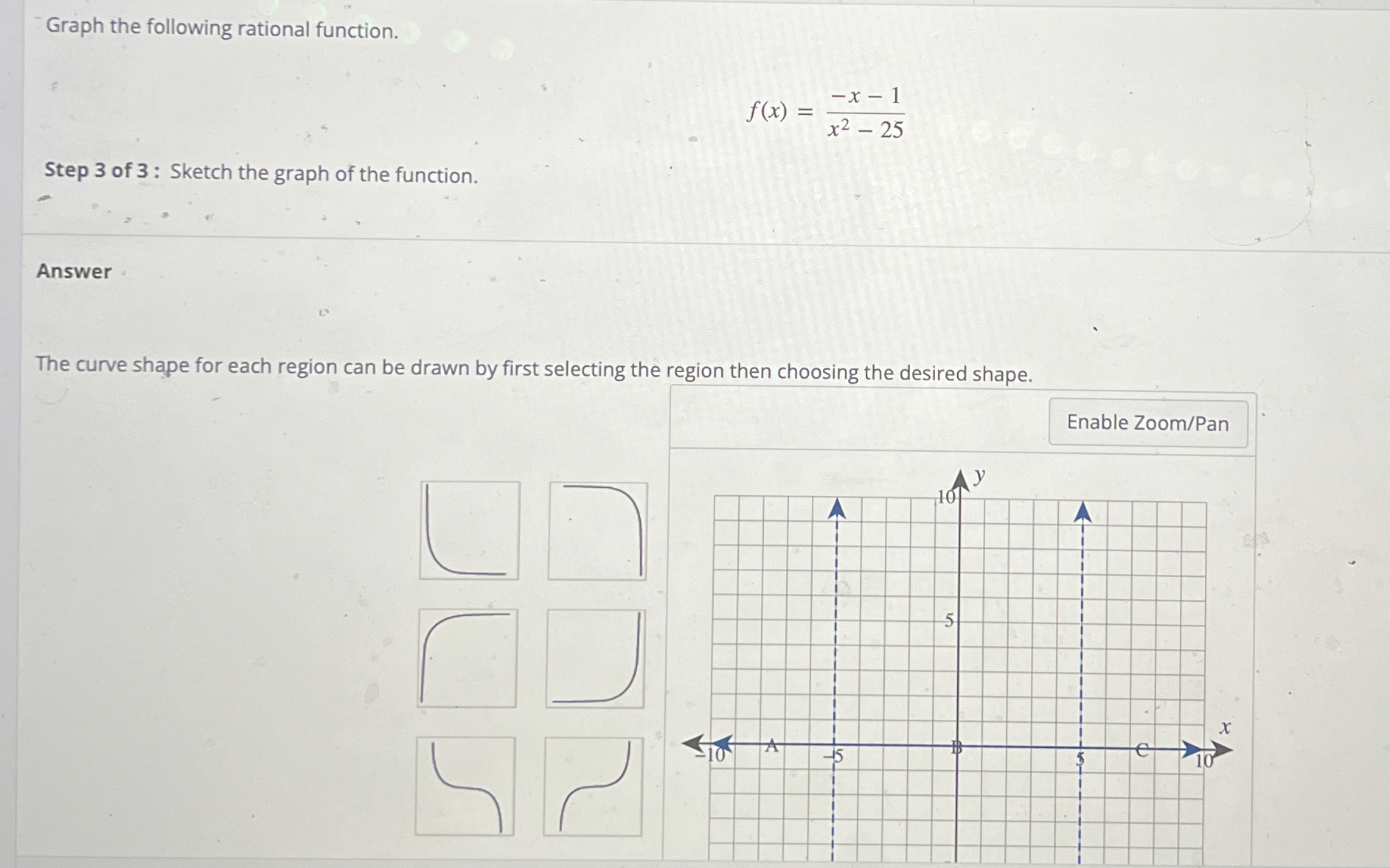Solved Graph the following rational | Chegg.com
