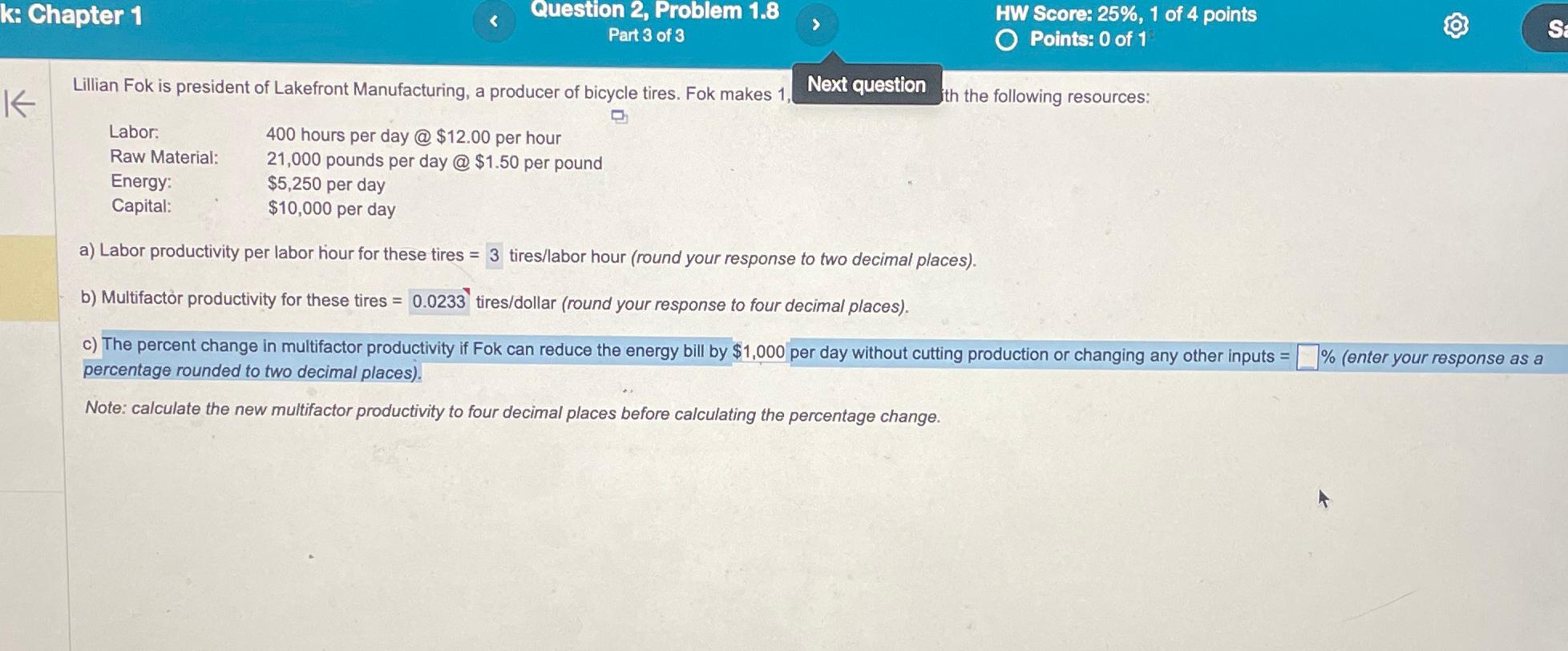 Solved k: Chapter 1Question 2, Problem 1.8Part 3 of 3HW | Chegg.com Solved k: Chapter 1Question 2, Problem 1.8Part 3 of 3HW | Chegg.com