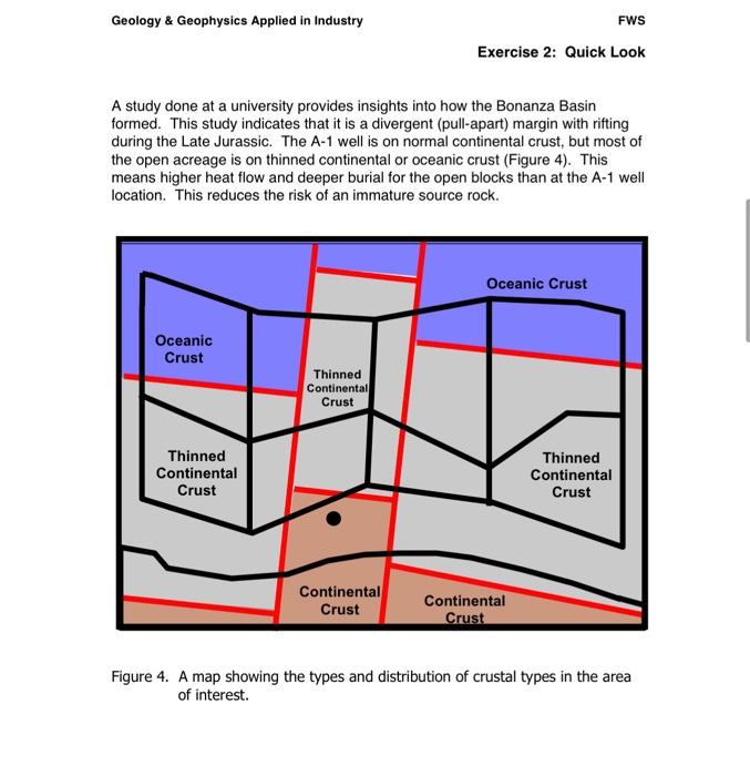 Solved Geology & Geophysics Applied in Industry FWS Exercise | Chegg.com
