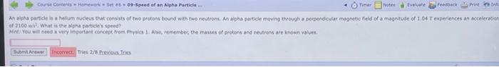 Solved (ef 2100 m i. What is the alpha suctede's speed? Fies | Chegg.com