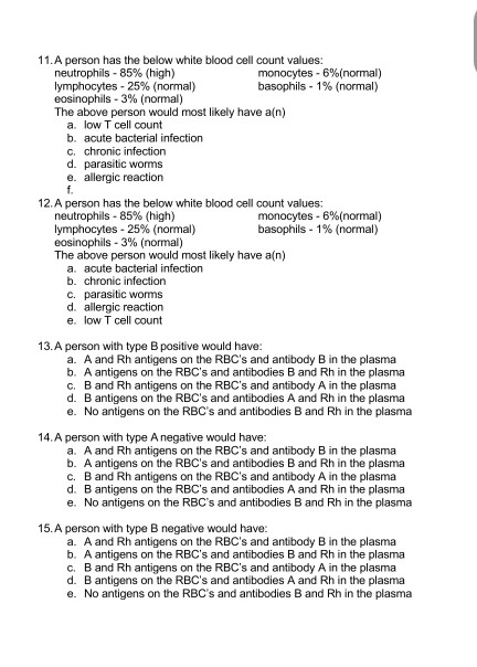 Solved I'm studying for my anatomy exam. Please help me | Chegg.com