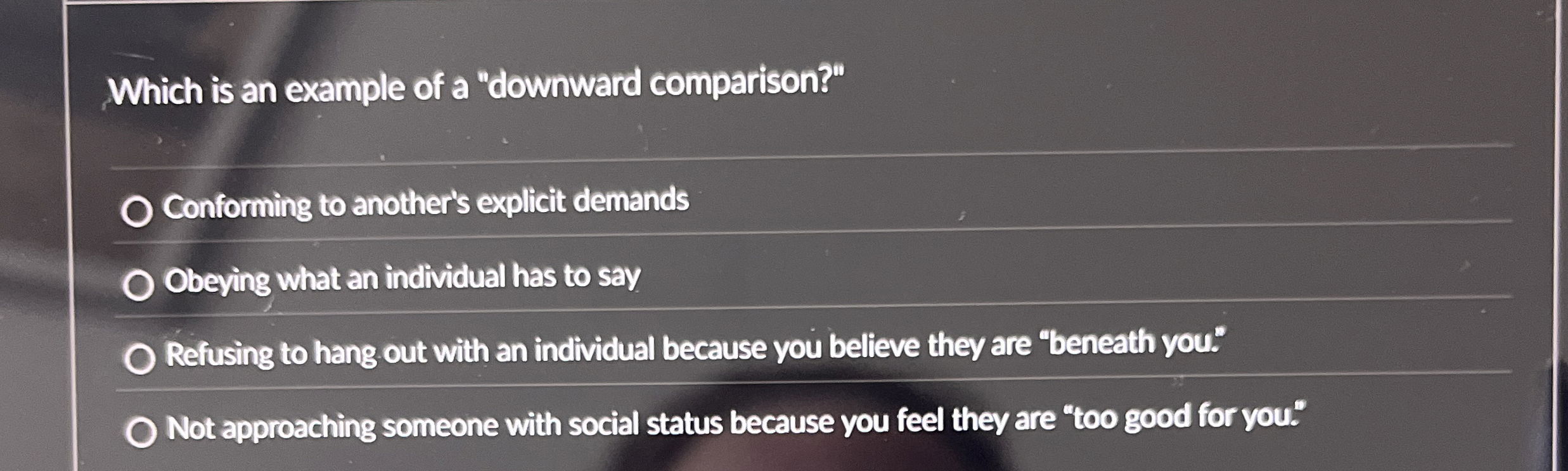 Solved Which is an example of a "downward | Chegg.com