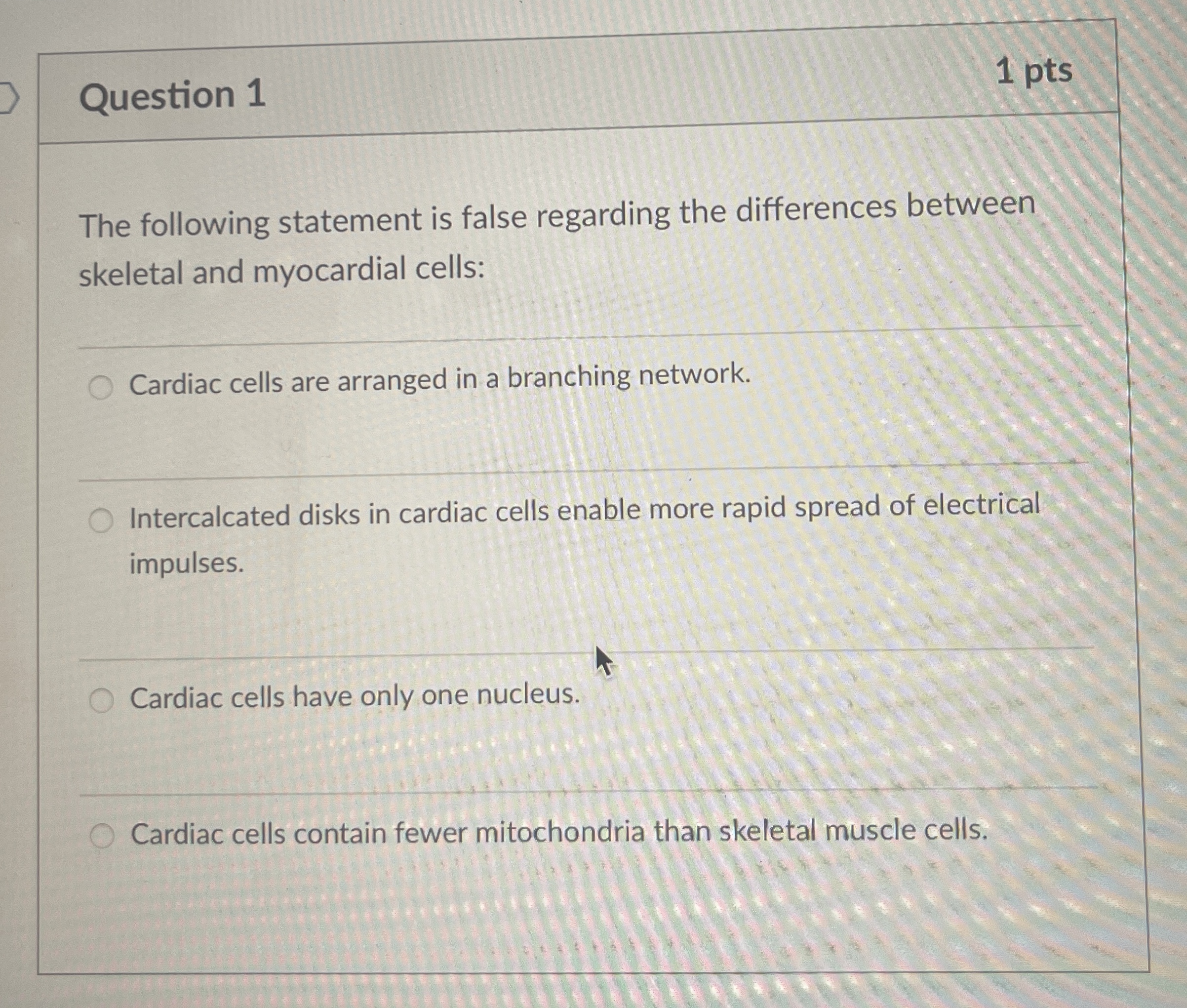 Solved Question 11 ﻿ptsThe following statement is false | Chegg.com