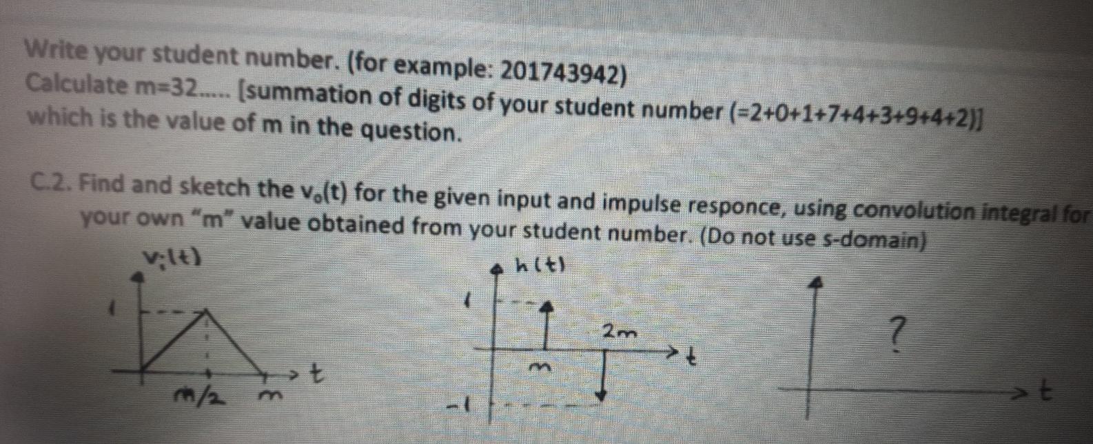 Solved Write your student number. (for example: 201743942) | Chegg.com
