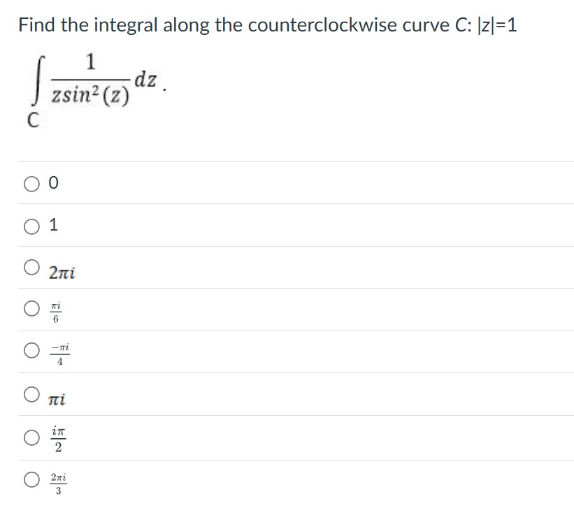 Solved Find the integral along the counterclockwise curve | Chegg.com