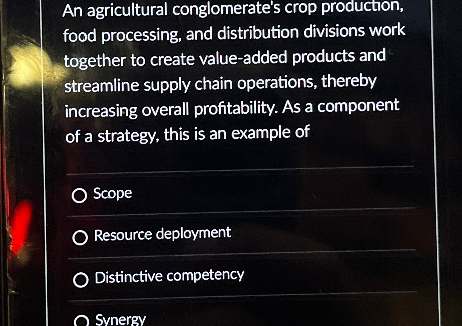 Solved An agricultural conglomerate's crop production, food | Chegg.com