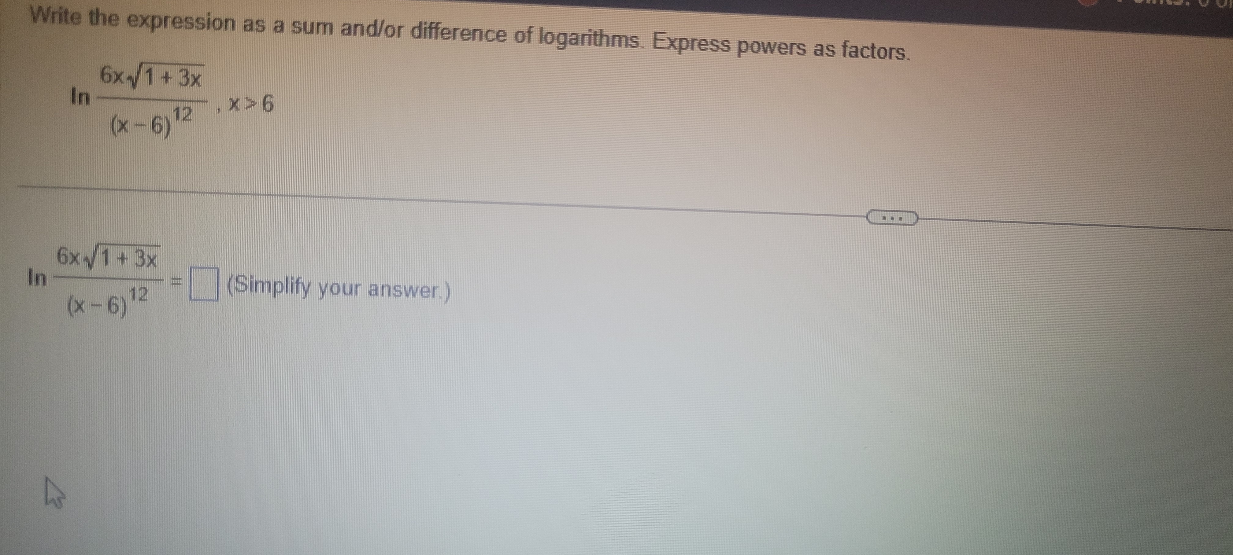 Solved Write the expression as a sum and/or difference of | Chegg.com