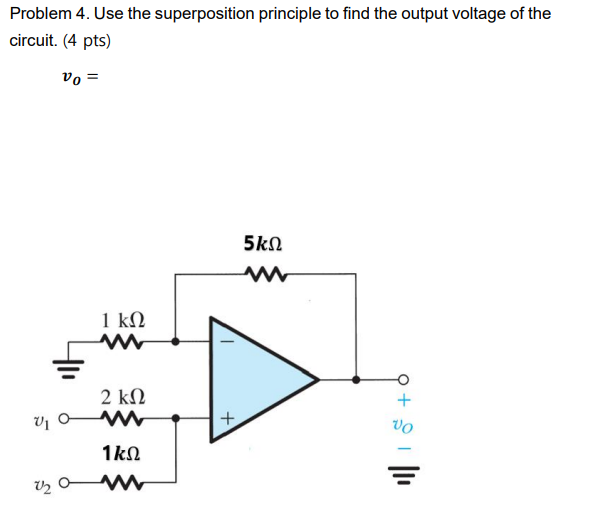 Solved Problem 4. Use the superposition principle to find | Chegg.com Solved Problem 4. Use the superposition principle to find | Chegg.com