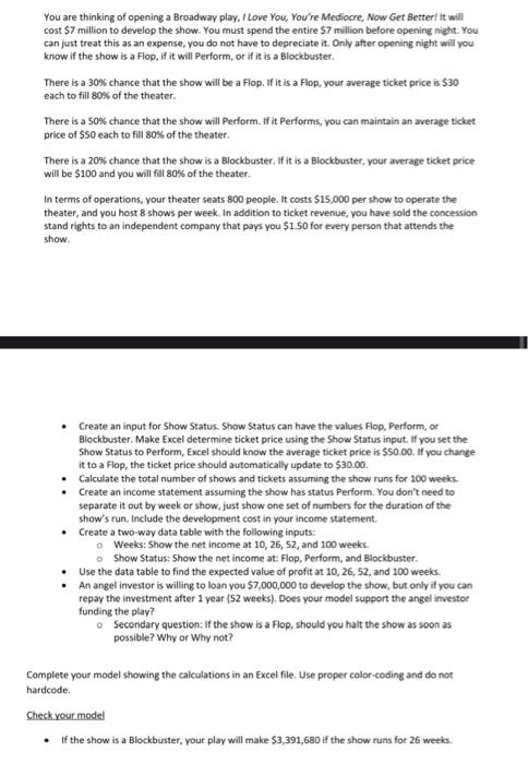 Solved Hi, i need this to be set up in excel please! (one of | Chegg.com