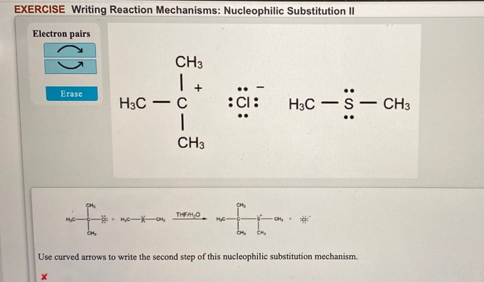 Solved EXERCISE Writing Reaction Mechanisms: Nucleophilic | Chegg.com