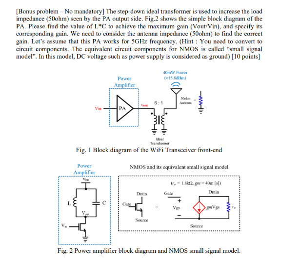 Solved [Bonus problem - ﻿No mandatory] ﻿The step-down ideal | Chegg.com