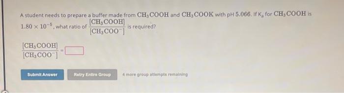 Solved A student needs to prepare a buffer made from HNO2 | Chegg.com