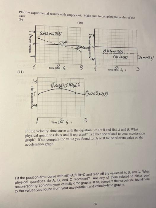 LABORATORY EXERCISE #2 Acceleration NAME | Chegg.com