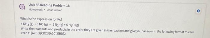 Solved Unit 8B Reading Problem 18 Homework * Unanswered What | Chegg.com Solved Unit 8B Reading Problem 18 Homework * Unanswered What | Chegg.com