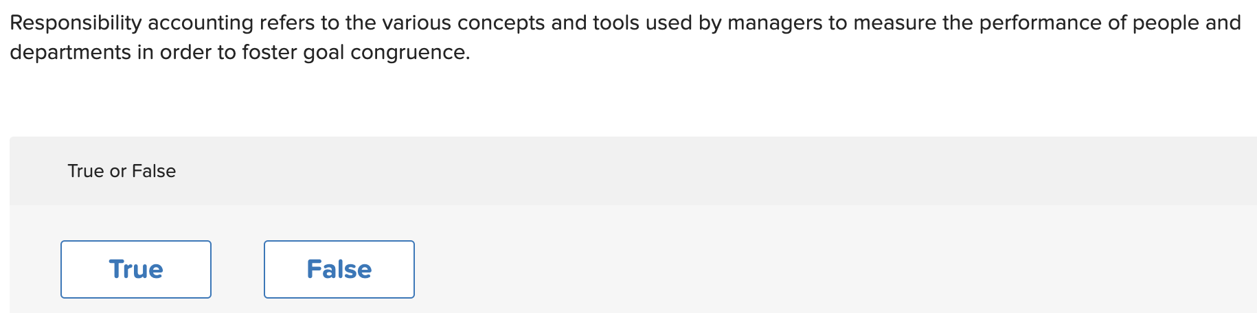 Solved Responsibility accounting refers to the various | Chegg.com