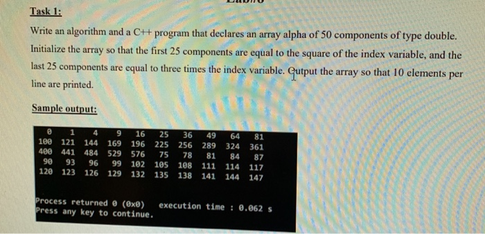 Solved Task 1 Write An Algorithm And A C Program That