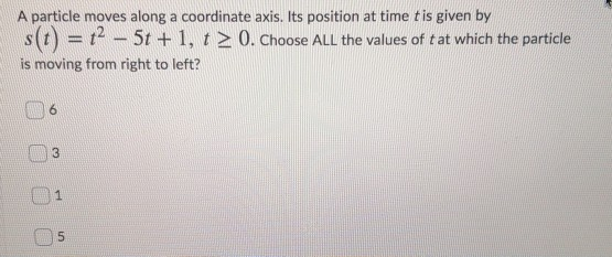 Solved A particle moves along a coordinate axis. Its | Chegg.com