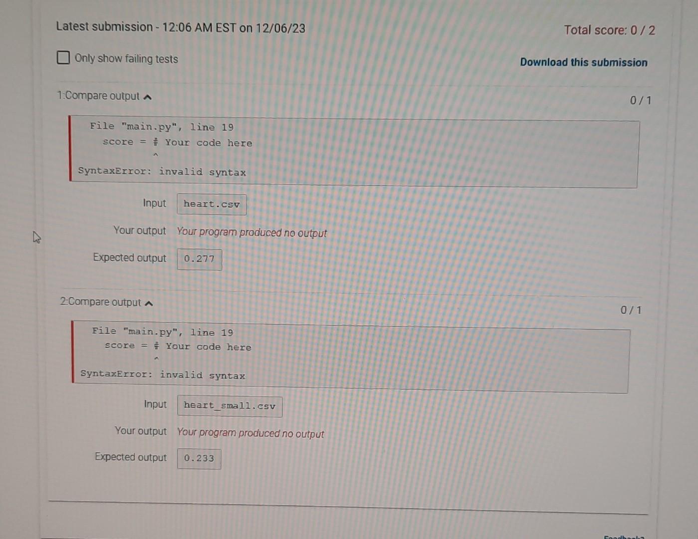 Solved 13.7 LAB: Bagging using BaggingRegressor The heart | Chegg.com