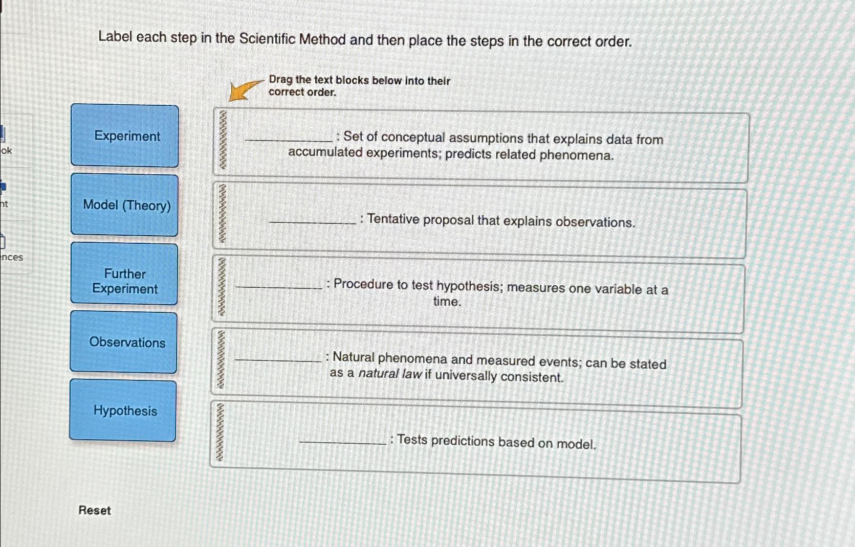 Solved Label each step in the Scientific Method and then | Chegg.com