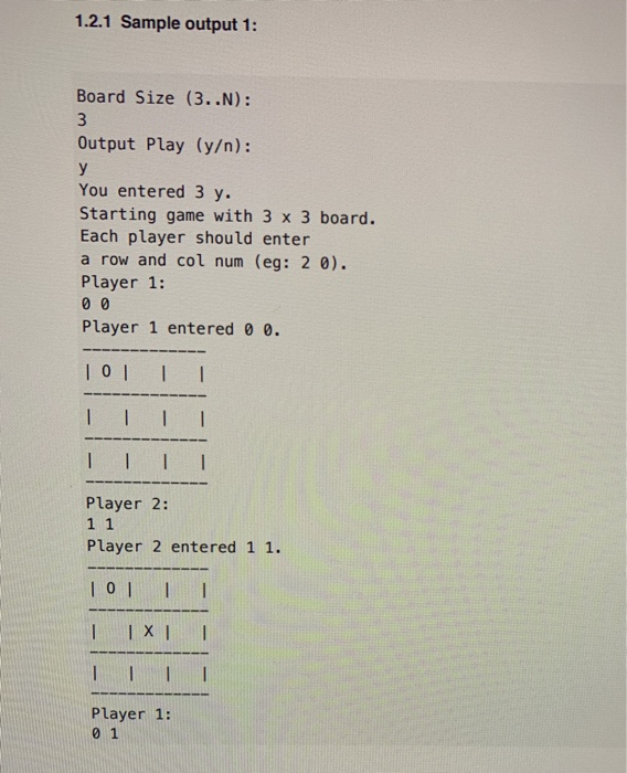Solved In this problem, you will implement Tic-tac-toe for | Chegg.com