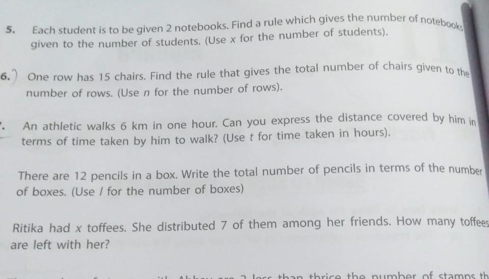 Solved 5. Each student is to be given 2 notebooks. Find a | Chegg.com