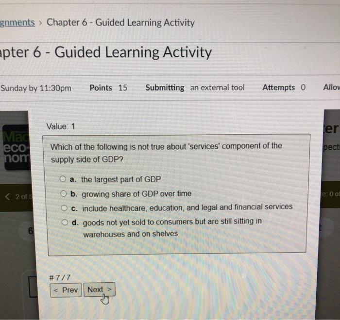 Solved gnments > Chapter 6 - Guided Learning Activity pter 6 | Chegg.com